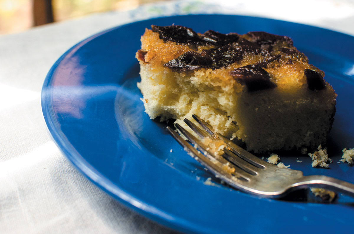 Sapodilla Upside Down Cake