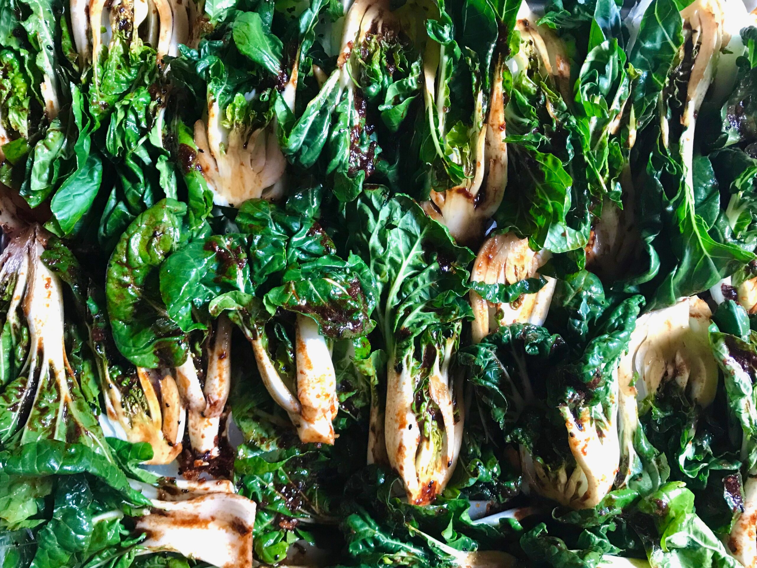 Roasted Caesar-Style Romaine