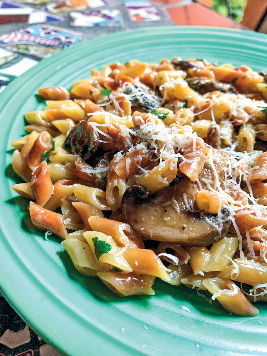 Pennette with Mushrooms